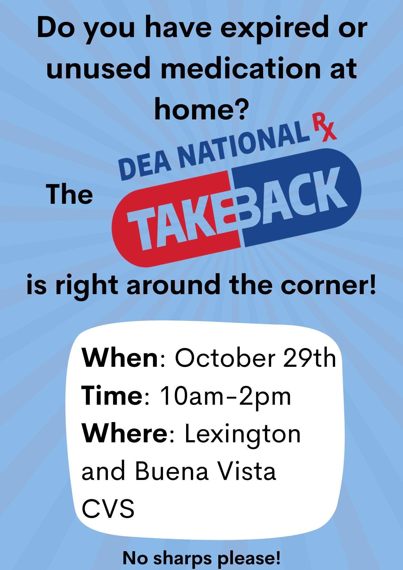 Do you have expired or unused medication at home? The National Drug ...